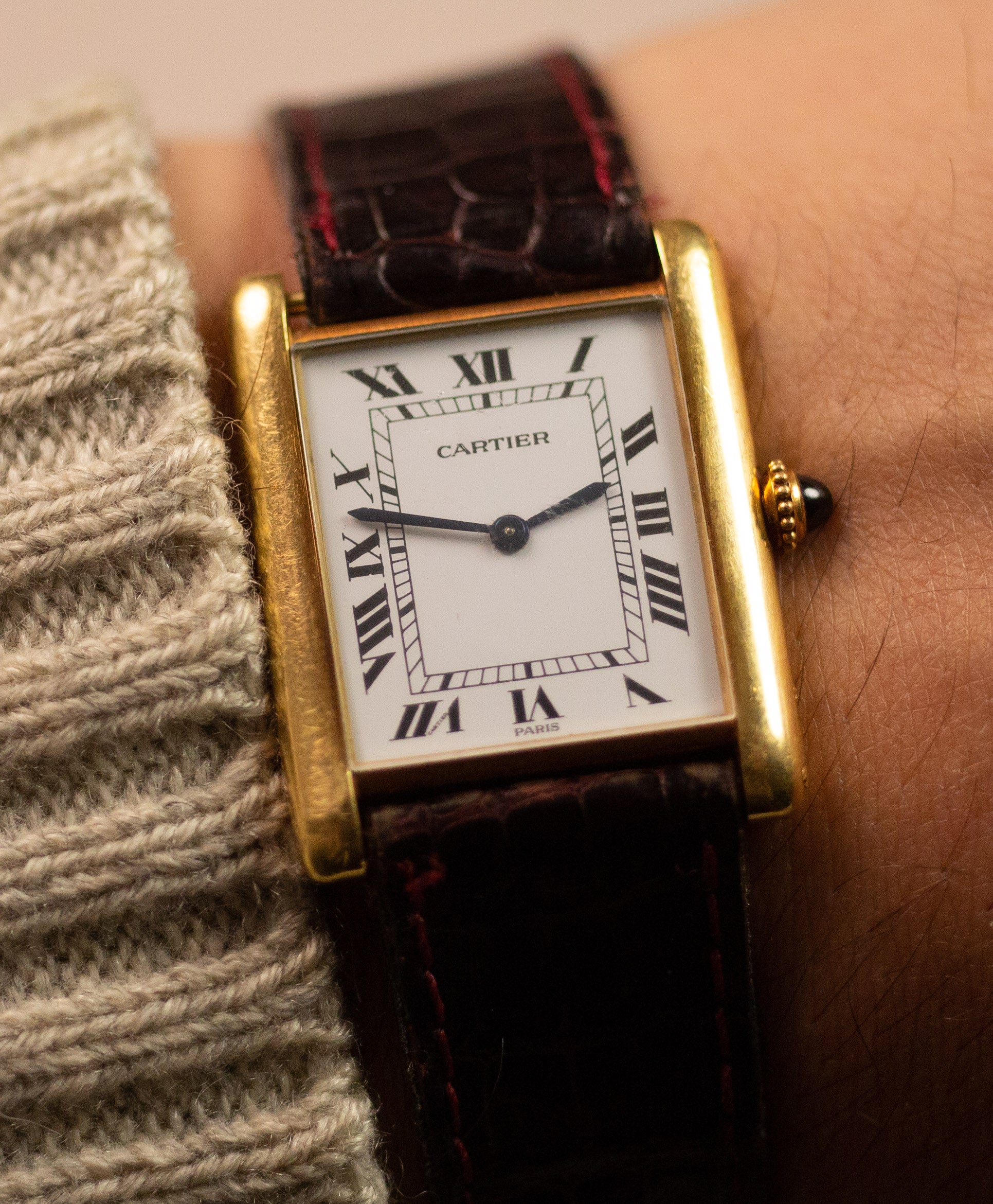 Cartier Tank 96065 Extra-Plate Paris SOLD