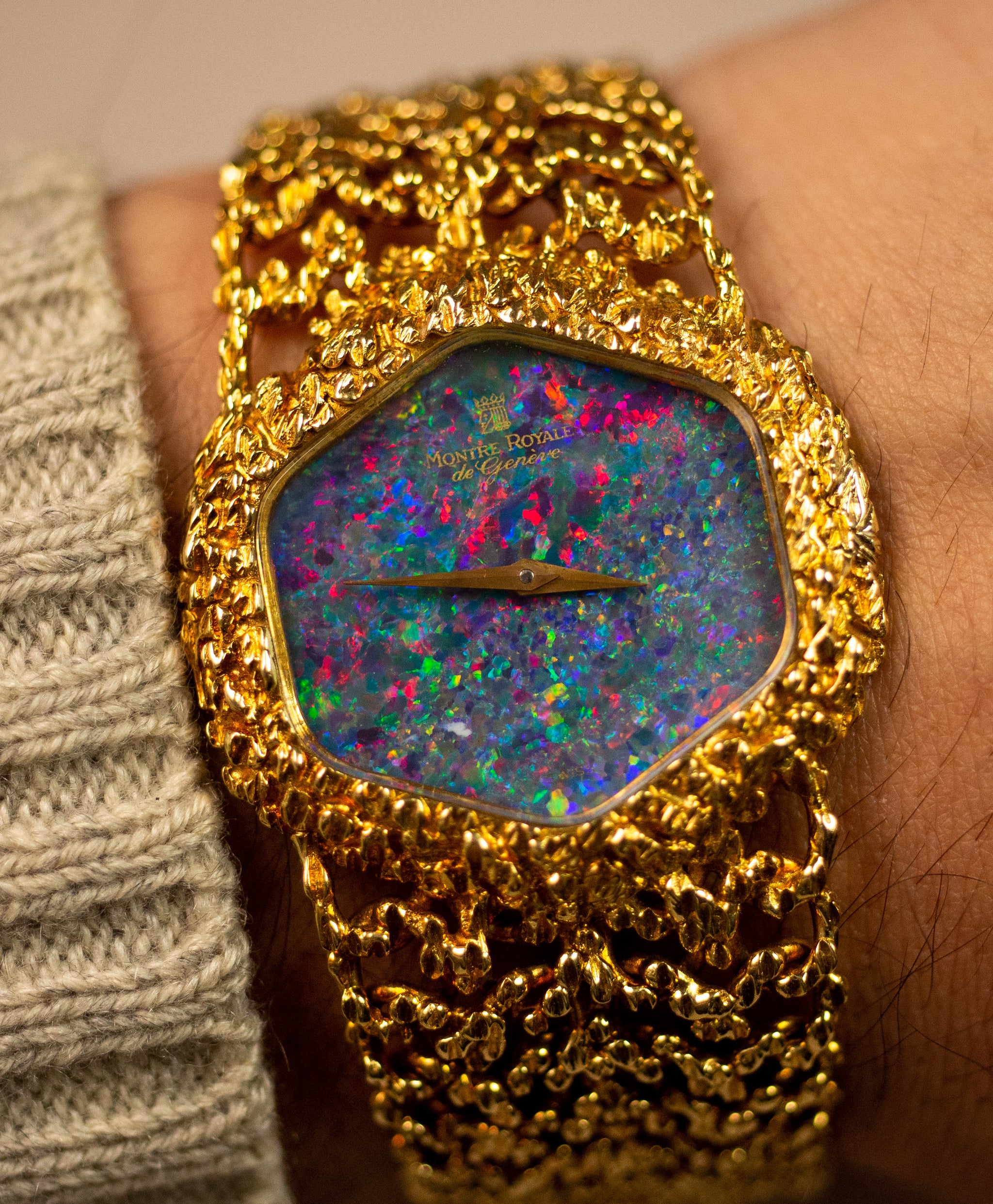 Roy King Montre Royale Black Opal Watch SOLD