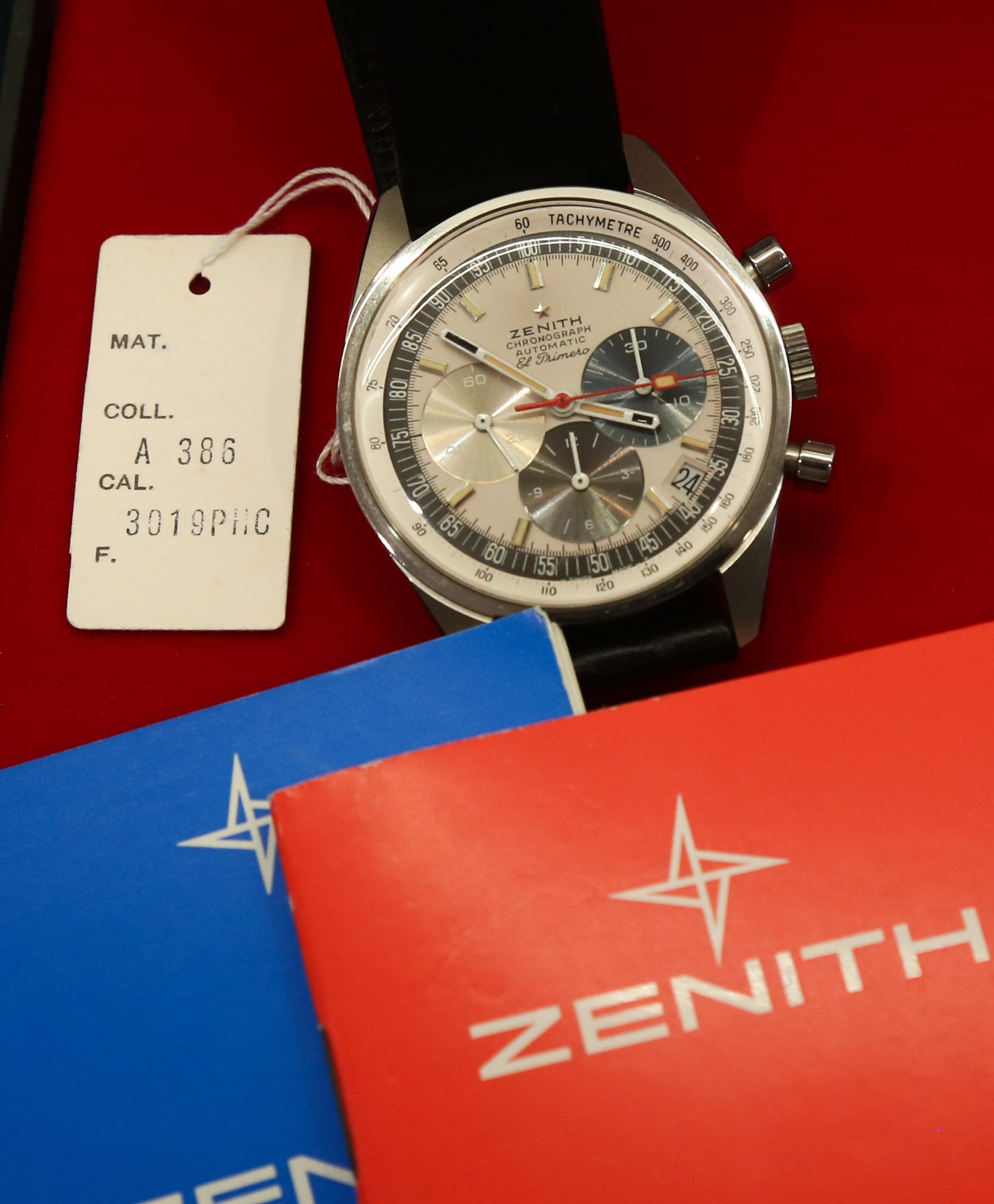 Zenith A386 El Primero Chronograph Full Set Vintage